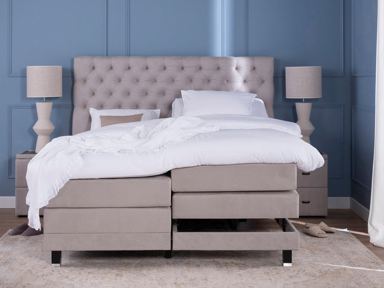 Boxspring Lulea elektrisch 150cm hoog